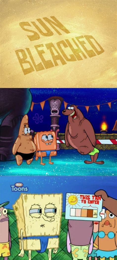 The Rise The Spongebob Squarepants Episode Sun Bleached Premiered