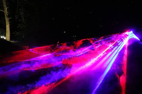 빛의 향연 미디어아트로 물들으인 부여군