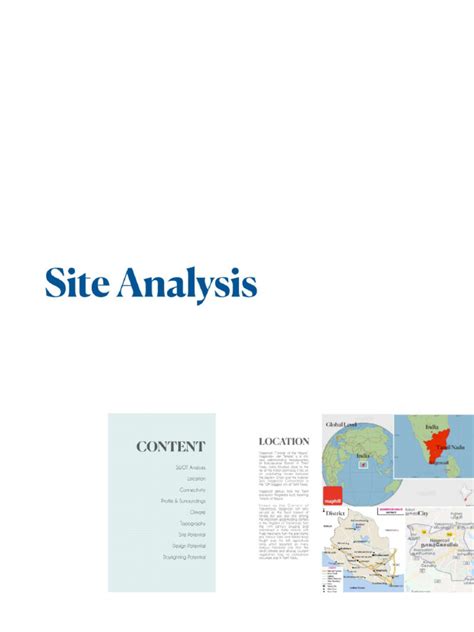 Site Analysis Reference Pdf