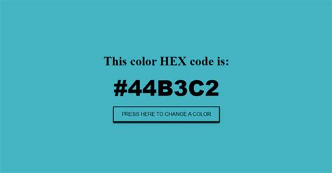 Random Hex Code Generator Using Html Css And Javascript