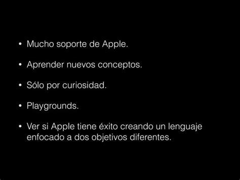 nscoder swift ¿debo aprender swift ppt