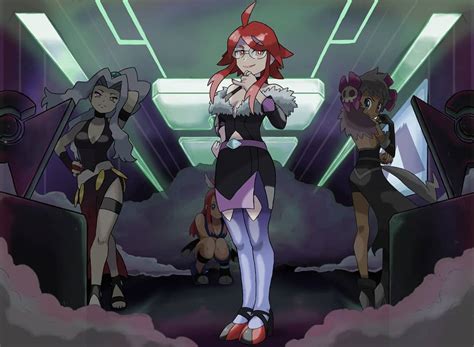 Rgreywind Karen Pokemon Lorelei Pokemon Phoebe Pokemon Skyla Pokemon Nintendo