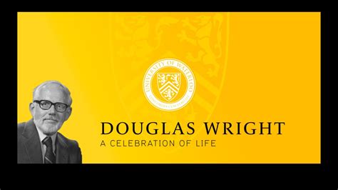 Waterloo Celebrates The Life And Legacy Of Douglas Wright Waterloo News University Of Waterloo