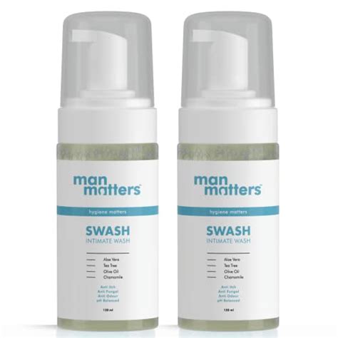Man Matters Intimate Wash 120ml For Men Anti Bacterial Anti Itch Anti Odour Better Private