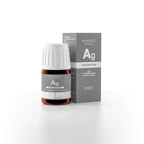 Гель с серебром для ногтей и кожи Argentum Ag Смягчает и успокаивает ...