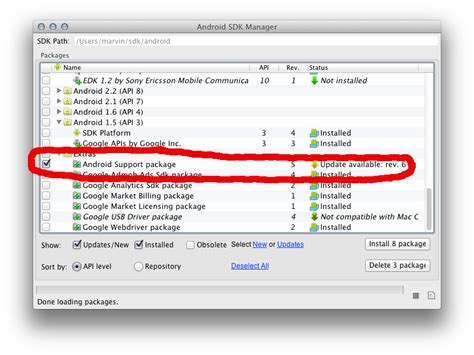 Can T Find Android Compatibility Package On SDK Manager Stack Overflow