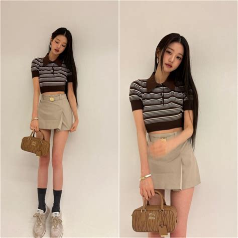 장원영 미우미우 가방 아르카디 마테라쎄 나파 가죽백 가격 정보 네이버 블로그