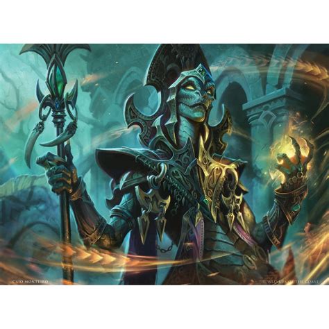 Kadena Slinking Sorcerer Print Original Magic Art