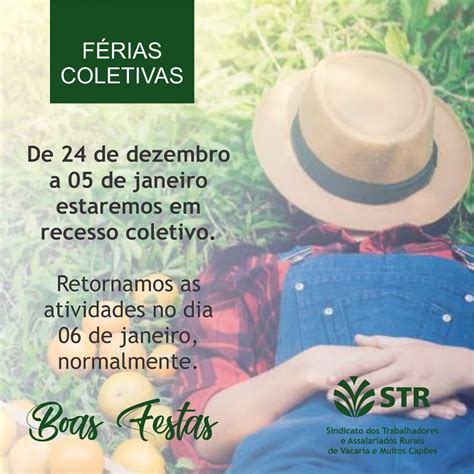 str de vacaria e muitos capões entra em férias retornando no dia 06 de janeiro str vacaria