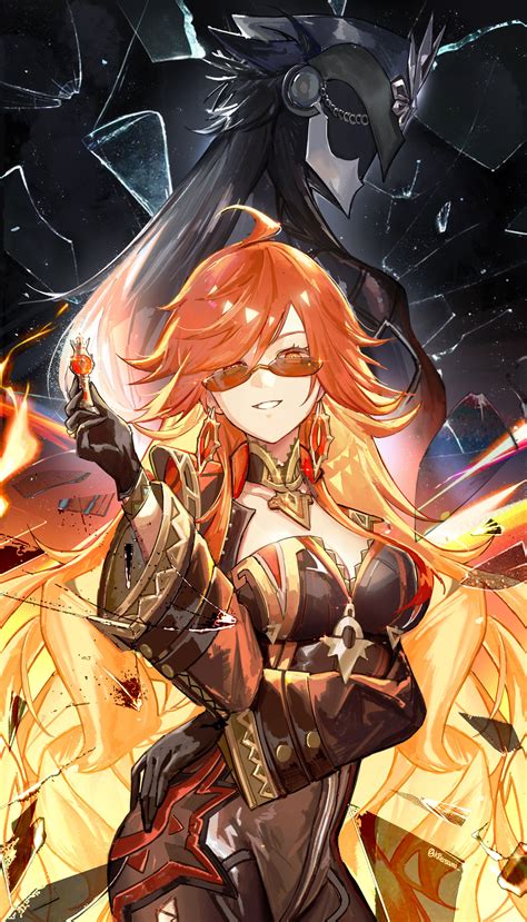 Mavuika And Capitano Genshin Impact Drawn By Kuren Kren Danbooru