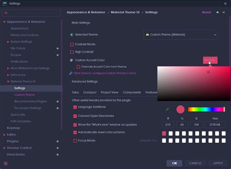 Bug Override Accent Color Toggle Inverted · Issue 240 · Atommaterialuimaterial Theme Issues