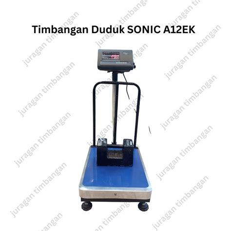 Jual Timbangan Duduk Sonic A12e 300kg 500kgtimbangan Digital