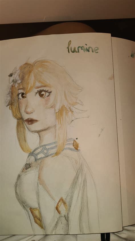 Old Lumine Drawing Genshin Impact Hoyolab
