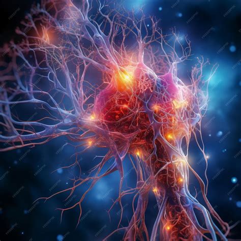 Premium Ai Image Neural Cell Neurons Connecting The Brain