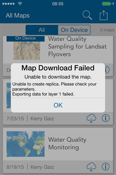 Solved Map Download Failed Unable To Create Replica Esri Community