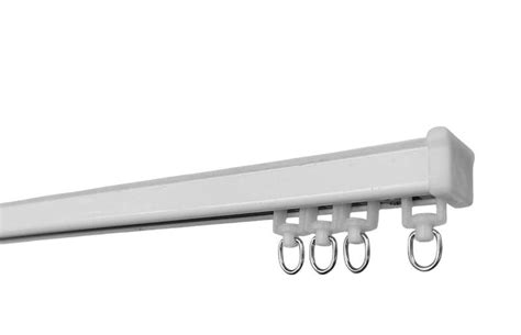 Карниз для штор профіль Ks у зборі білий з роликовими бігунками — ціна 377 грн у каталозі