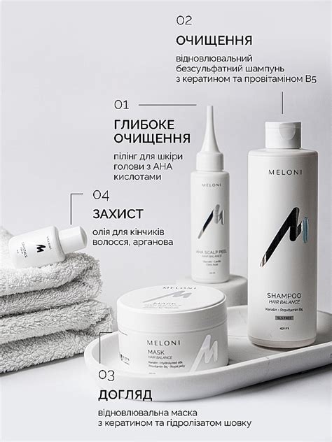 Meloni Hair Balance Shampoo - Восстанавливающий безсульфатный шампунь с ...