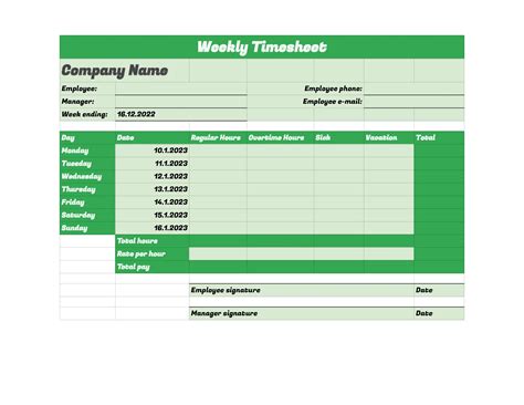 Weekly Timesheet Template Free Google Sheets Template NEW