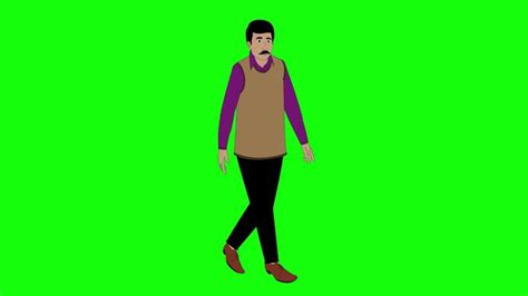 Man Walking Animation Stock Video Footage For Free Download