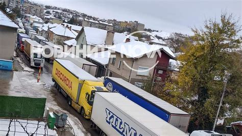 Бяла Слатина и Кнежа са блокирани от тирове ВИДЕО СНИМКА Nova
