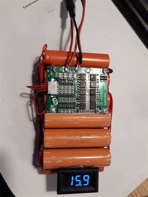 DIY 4S2P pack with BMS | Batteria