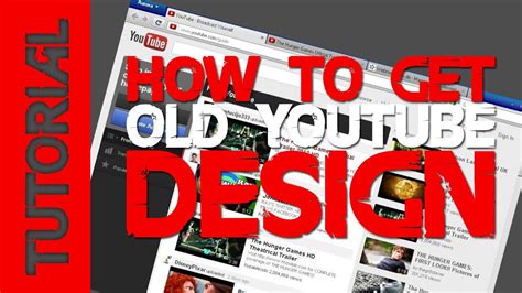 How To Get Old Youtube Layout YouTube