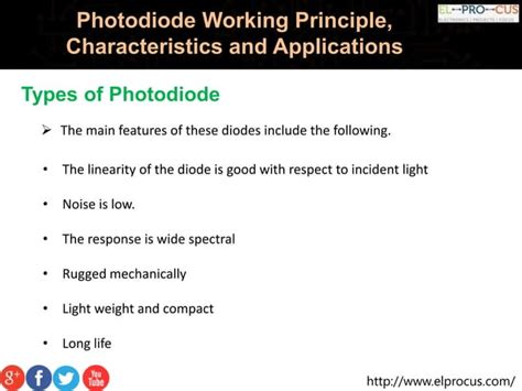 Photodiode Working Principle Characteristics And Applications