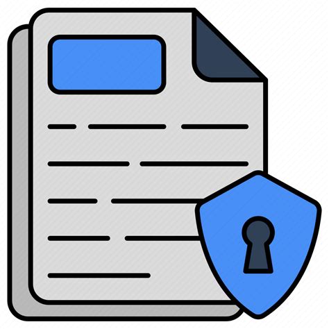 Secure File Secure Document File Security File Protection File Safety Icon Download On