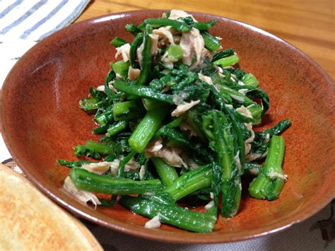 春菊とツナの和え物 おやじのかおりのアルバム