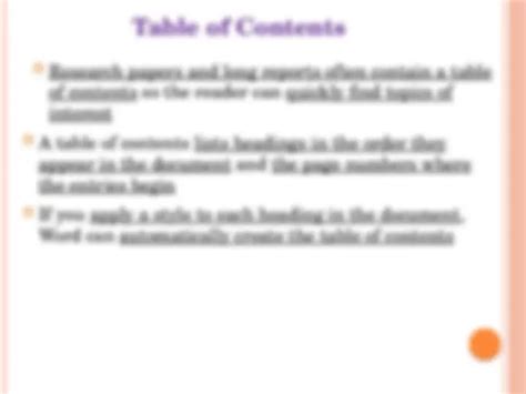 Introduction To Ms Word Lecture Notes Computer Applications Docsity