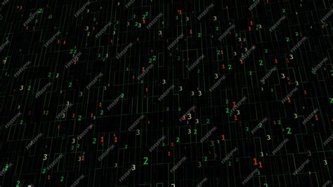 Premium Photo Binary Code Hex Code Digital Modern Display Programming