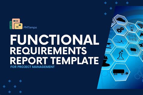 Functional Requirements Report Template Project Management Etsy