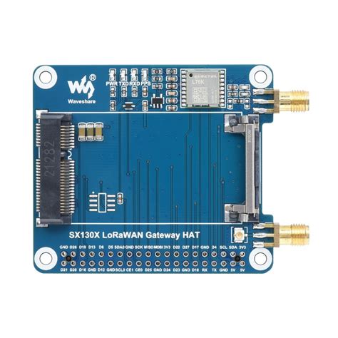 SX130x 868M 915M LoRaWAN Gateway Module HAT For Raspberry Pi Standard Mini PCIe Socket Long