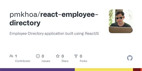 Github Pmkhoareact Employee Directory Employee Directory