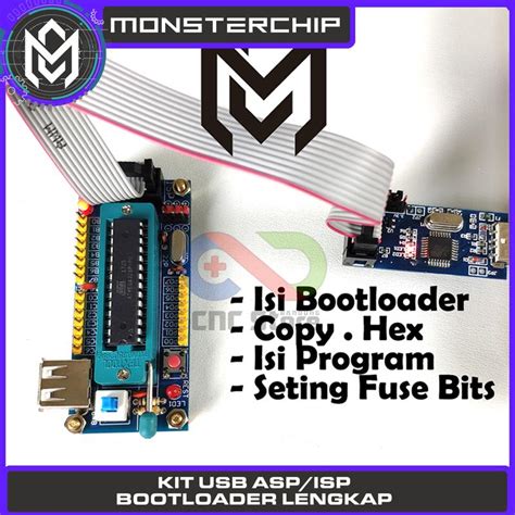 Kit Usbasp Isi Bootloader Copy Hex Usb Asp Isp Usbisp Paket Downloader Shop Tokopedia