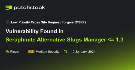 Wordpress Seraphinite Alternative Slugs Manager Plugin