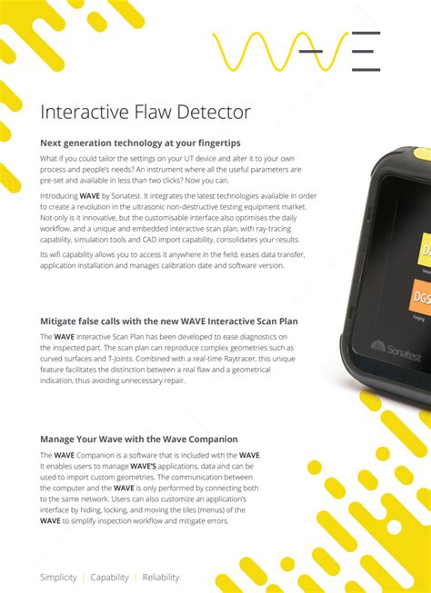 Sonatest Wave Interactive Digital Ultrasonic Flaw Detector Gp Technical