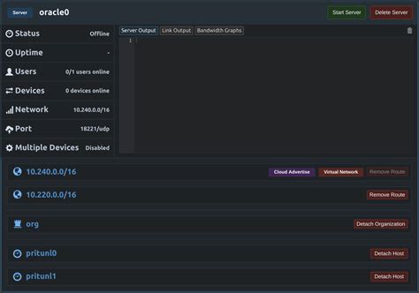 Oracle Route Advertisement