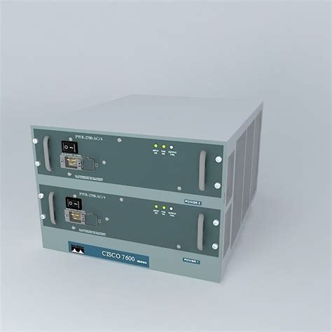 Cisco 7606s Series Router 3d Model Cgtrader