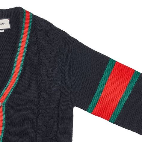 Gucci 구찌 [구찌] 오버사이즈 케이블 니트 가디건 497037 X1561 1082 S I Village 에스아이빌리지