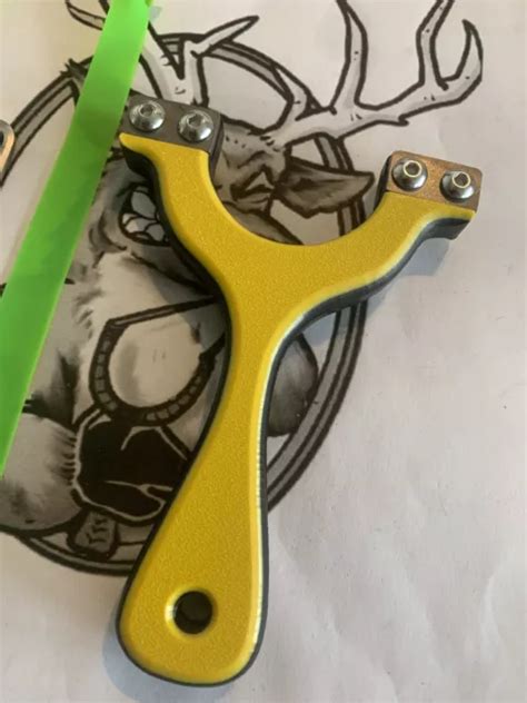 leightons cattys hdpe clipped frame hunting catapult slingshot 95mm “spitfire” £22 50 picclick uk