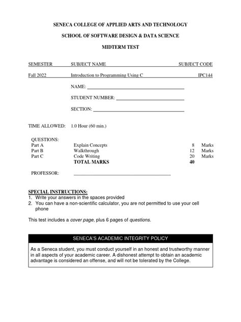Sample Ipc144 Midterm Pdf Computer Program Programming