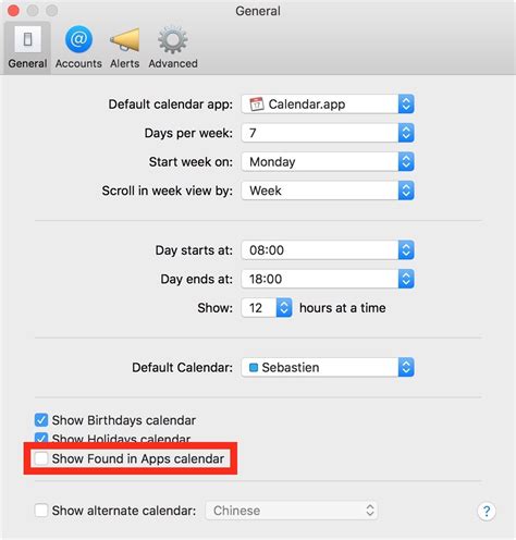 2017 mac calendar shows all events for a second then shows only shared