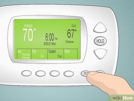 4 Ways To Set A Thermostat WikiHow