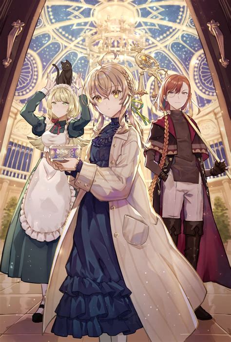 Nero Monica Everett Rynzbelfeid And Louis Miller Silent Witch Drawn By Go Danbooru