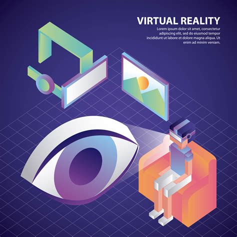 Virtual Reality Isometric 686672 Vector Art At Vecteezy