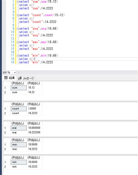 SQL Server UNION ALL 结果 SUM函数造成精度丢失 爱潜水的小八 博客园