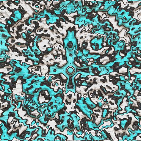 Aquamarine Abstract Digital Art By Phil Perkins Fine Art America