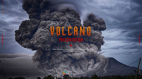 Volcano Powerpoint Template Volcano Powerpoint Template