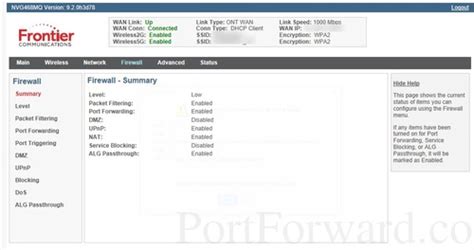 Opening Ports In A Arris Nvg468mq Router